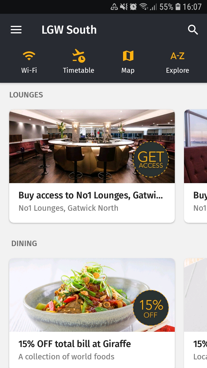 Flight tracking, check flight status, display airport vouchers | FLIO